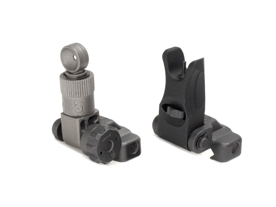 Kac Folding Front & Rear Sight Set Folding Micro Sight 200-600 Meter ...