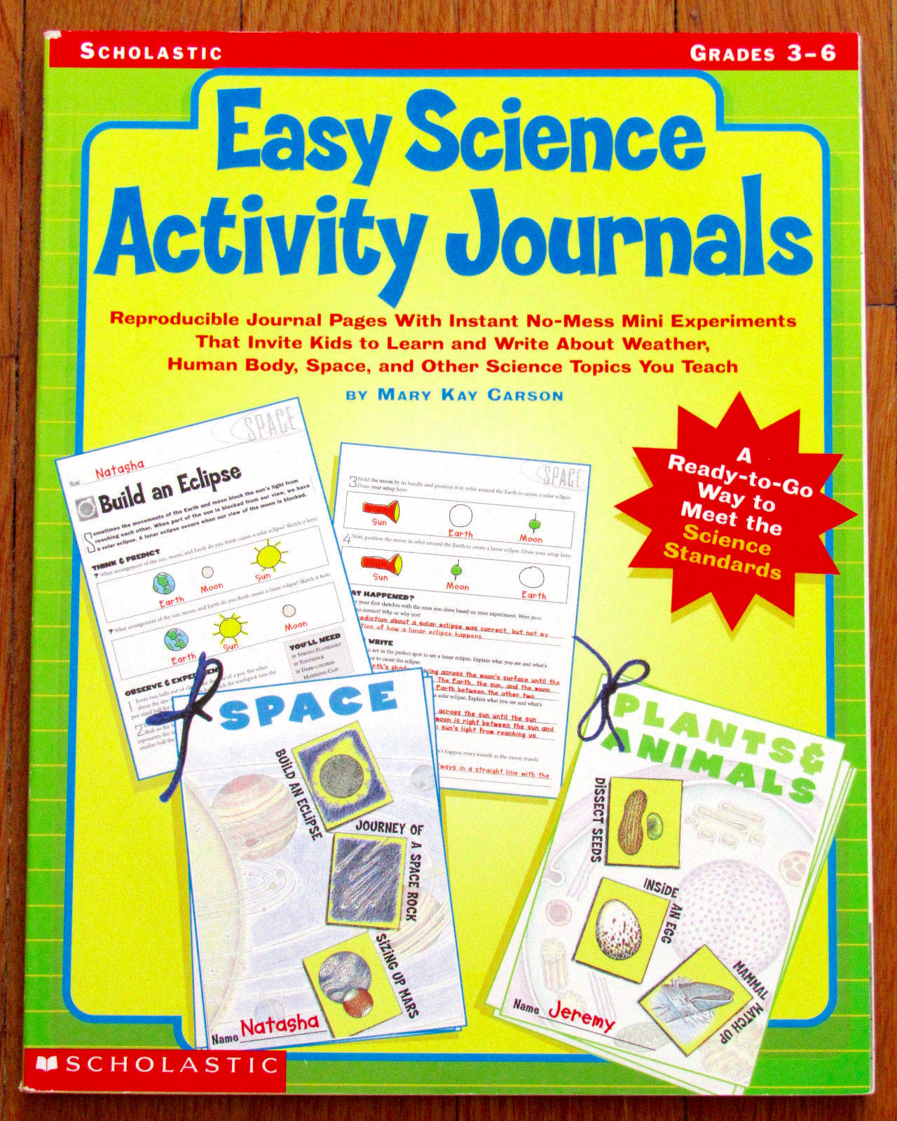 Scholastic EASY SCIENCE ACTIVITY JOURNALS Mary Kay Carson Grades 3-6 | eBay