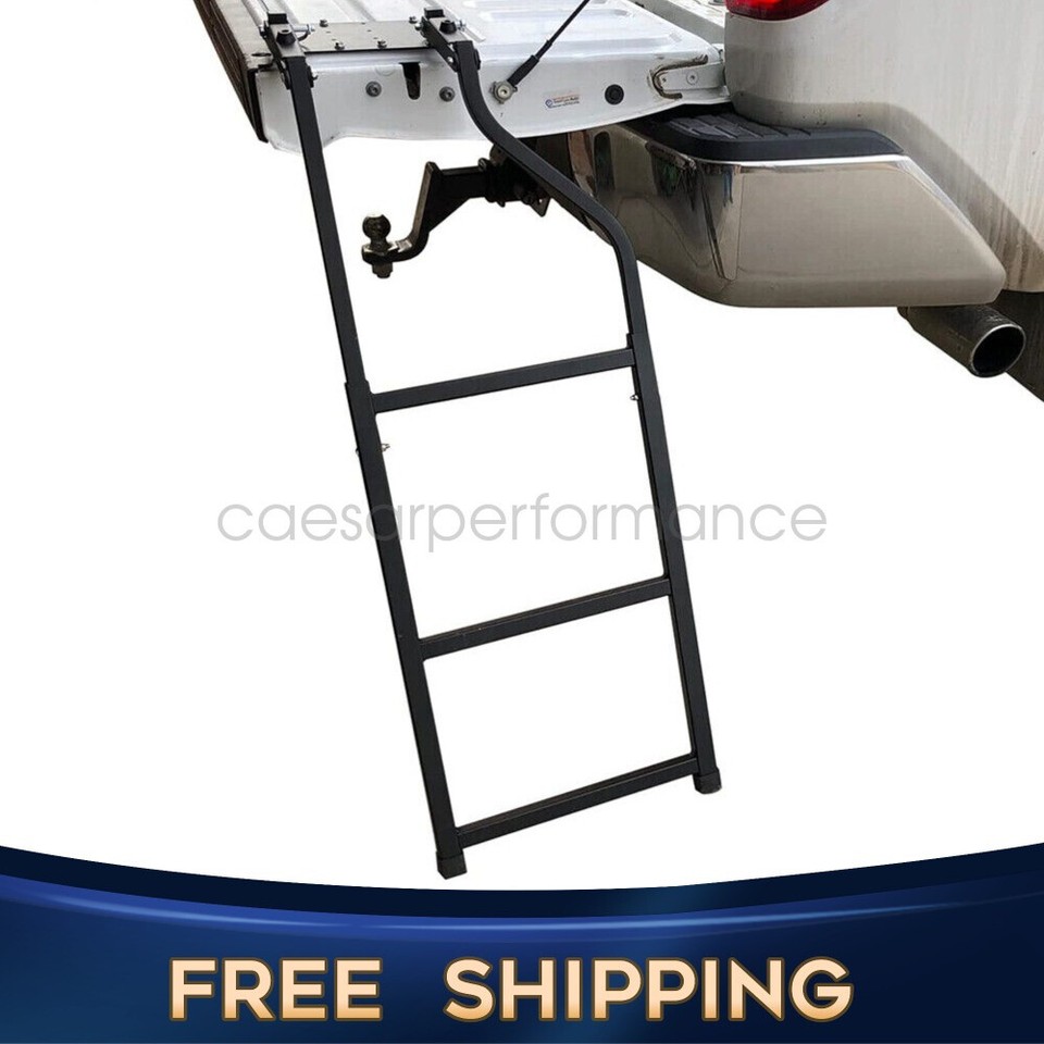 Universal Fit Tailgate Ladder Adjustable Rear Gate Step Ladders for ...
