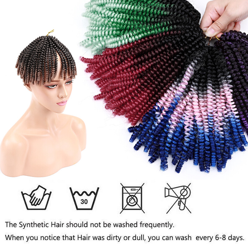 Long Spring Crochet Braids Afro Passion Twist Hair Extensions Ombre ...