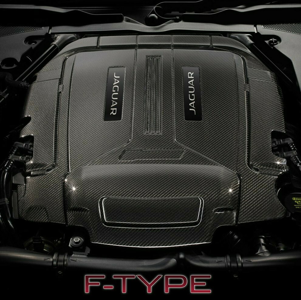 Jaguar F-type XKR V8 Carbon Fibre engine cover New Motorabdeckung | eBay