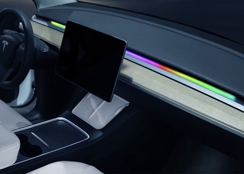 Center Console Dashboard USB RGB LED Light Strip for Tesla M3 & MY | eBay
