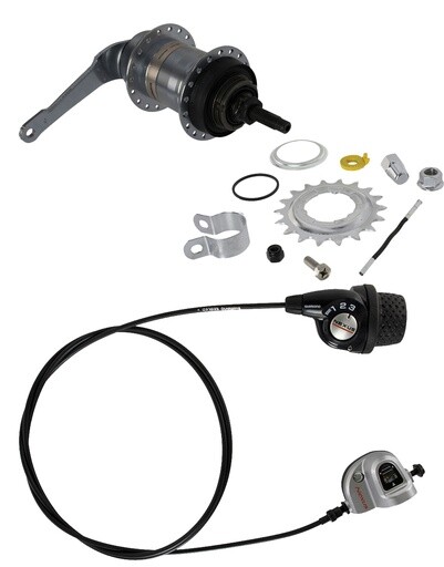 Shimano Nexus 3 Speed Hub Set COASTER Internal Gear SG-3C41 36H For ...