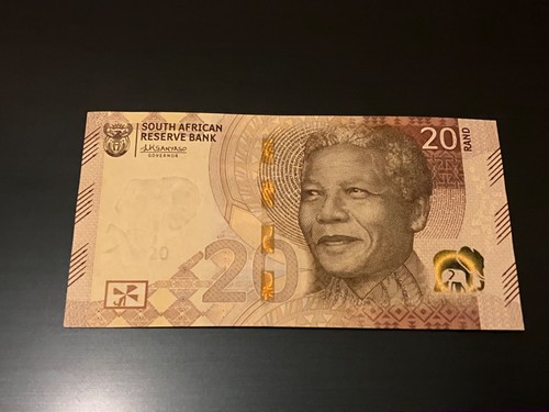 South Africa 20 rand (2023)~P-W149 ~UNC~Mandela/ Elephants/New Design ...