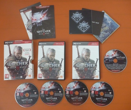 THE WITCHER 3 III Wild hunt DVD pour PC Coffret 5 CD jeu de rôle ...