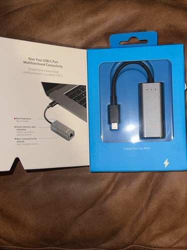 Anker USB C to Ethernet Adapter Portable 1-Gigabit Network New - Sealed ...