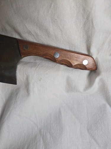 VIKING Kitchen Knife Cleaver Super Stainless Wooden Handle Made In ...