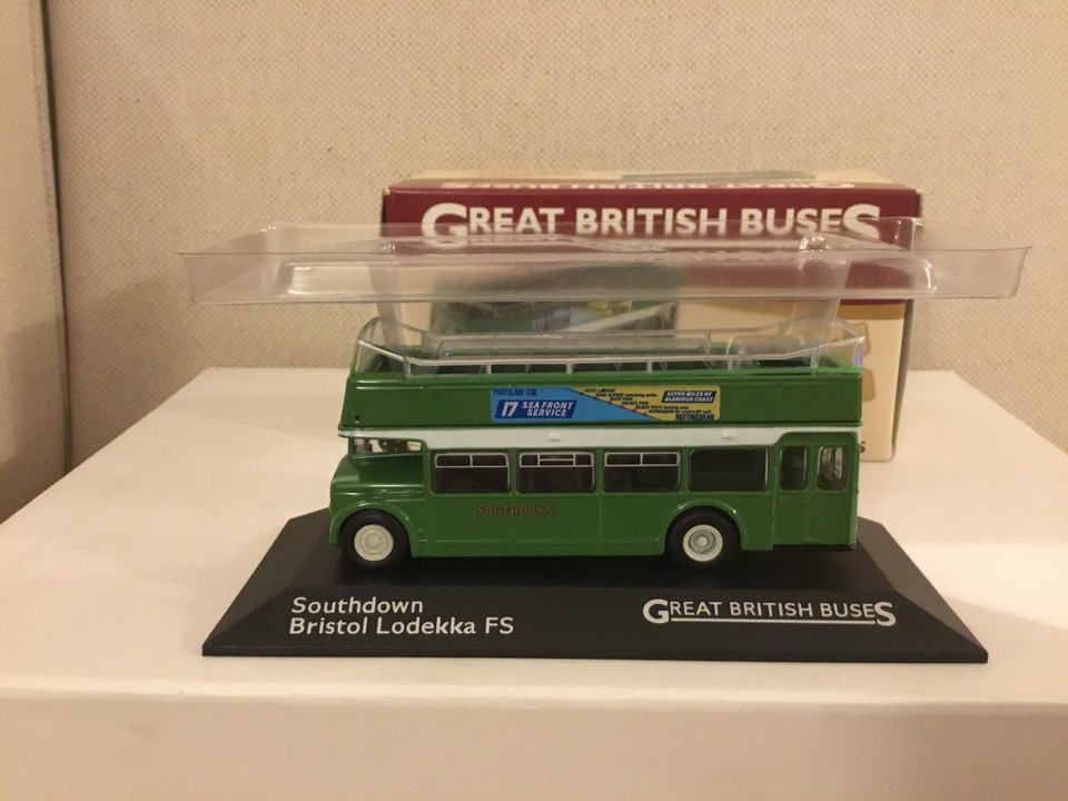 ATLAS 1:76 SCALE "GREAT BRITISH BUSES" BRISTOL DOUBLE DECK OPEN BUS ...