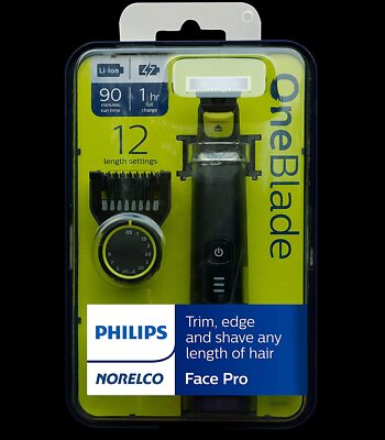 Philips Norelco OneBlade Pro Hybrid Rechargeable Hair Trimmer and ...