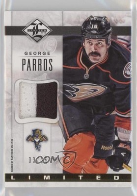 2012-13 Panini Limited Limited Jerseys Prime /25 George Parros #LJ-GP ...