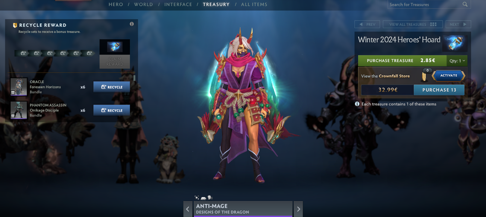 Dota 2 Winter 2024 Heroes' Hoard | eBay