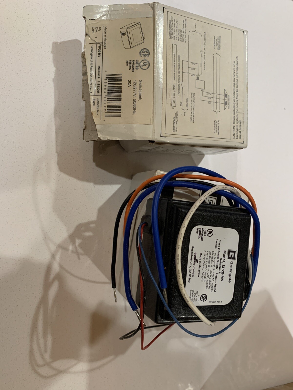 Lot Of Two Cooper/Greengate SP20-MV Switchpacks 120/277V | eBay