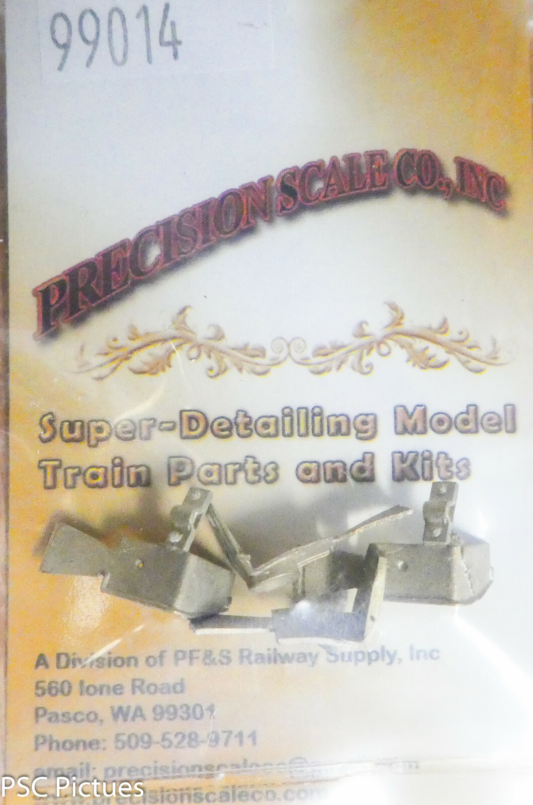 Precision Scale #99014 Poling Pockets w/Corner Strap (4 Brass Parts) Lg ...