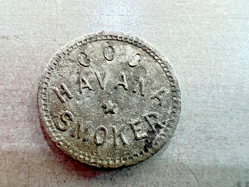 CCC Havana Smoker Good For 12 1/2 Cents Cigar Token | eBay
