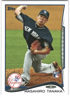 2014 Topps Baseball Masahiro Tanaka Rookie SP New York Yankees #661 | eBay