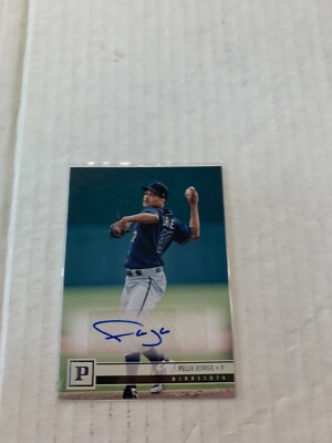 Felix Jorge 2018 Panini Baseball Auto Card #PS-FJ | eBay