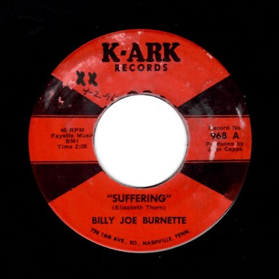 HONKY TONK/COUNTRY-BILLY JOE BURNETTE-SUFFERING/FICKLE HEARTED FOOL-K ...