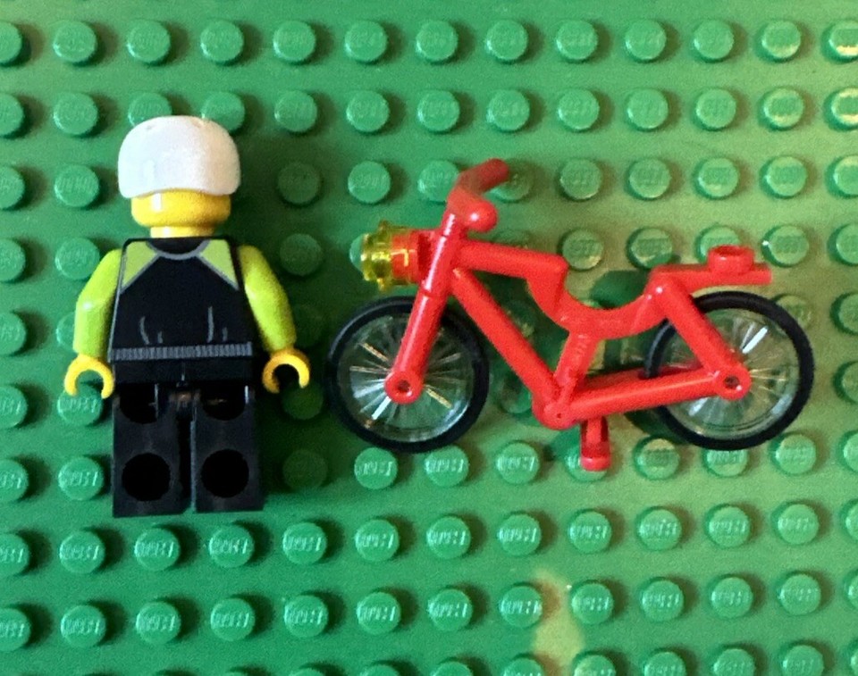 Lego Cyclist Minifigure 60134 Triathlon Olympic Biker Bike As Shown | eBay