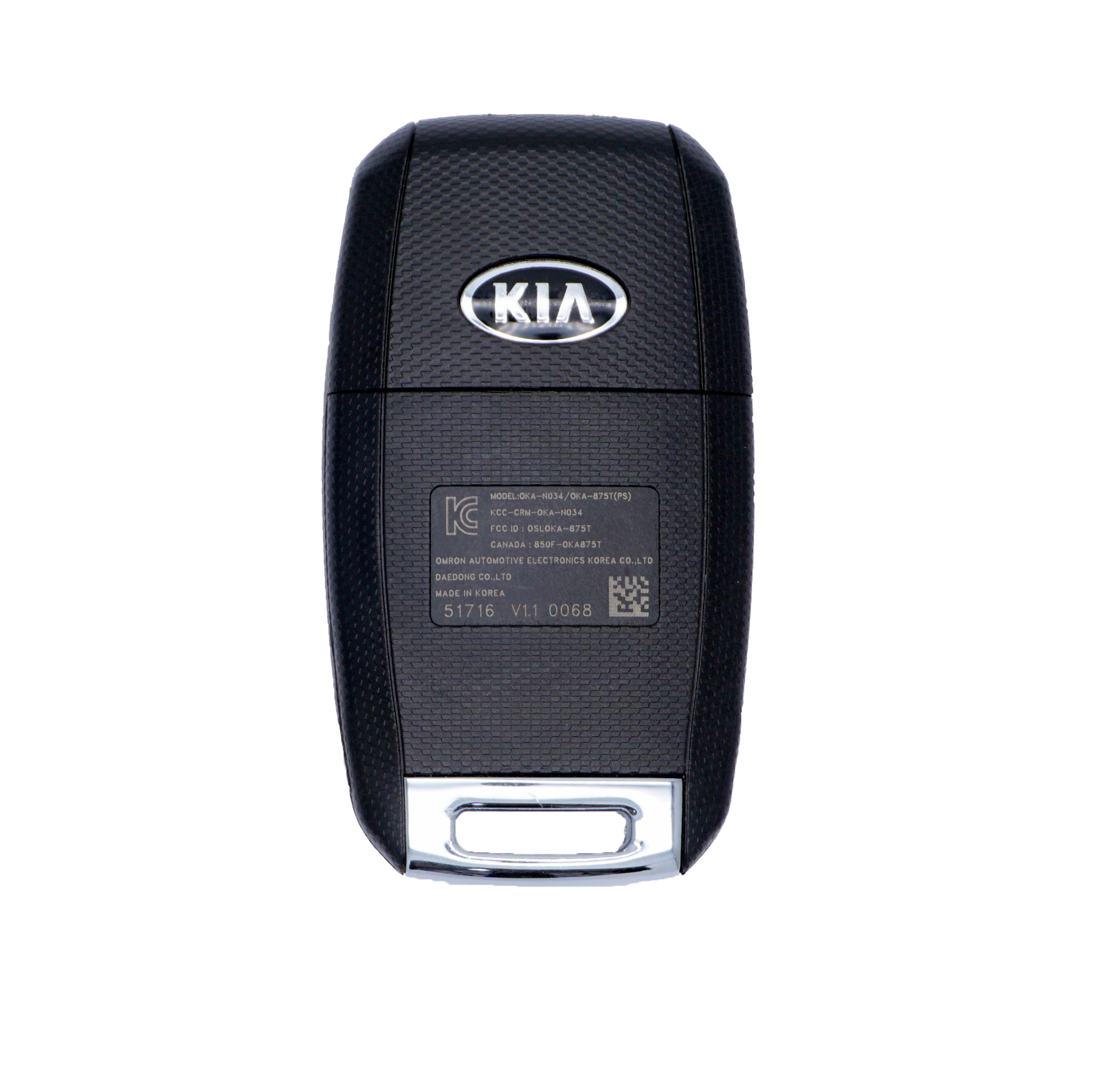 NEW OEM 2014-2018 KIA SOUL FLIP KEY REMOTE FOB OSLOKA-875T 95430-B2100 ...