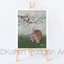 ACEO ATC Signed Print “Winter Berry Bunny III” Art Artist Trading Card ...