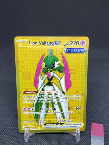 Iron Valiant ex 261/182 Paradox Rift Gold Hype Rare NM Pokemon Card | eBay