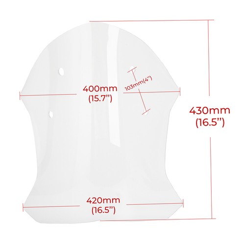 For Benelli TRK702 TRK702X TRK 702X Clear Windshield Windscreen Wind ...