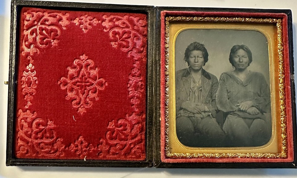 Rare Antique Native American Tintype Photo Modoc Indians 1850s Original ...