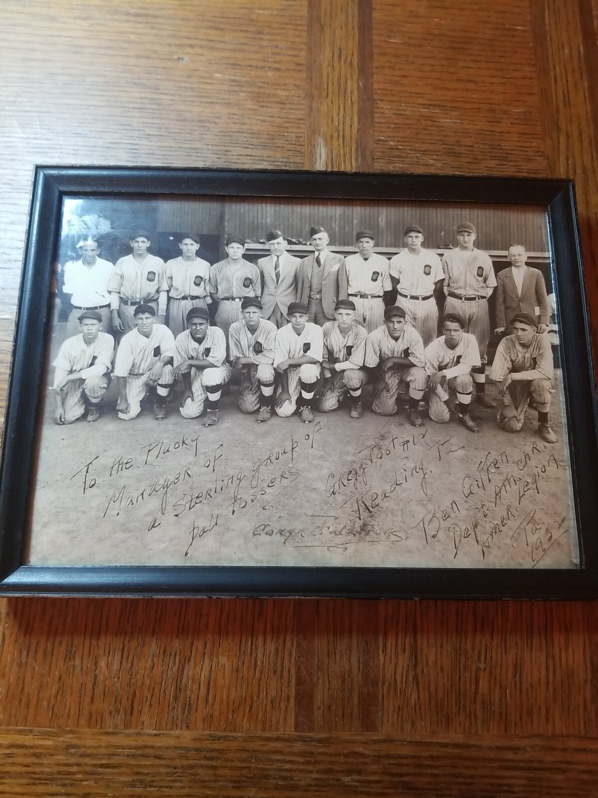 1932 Reading Pennsylvania American Legion Baseball Team Original 8×10 ...