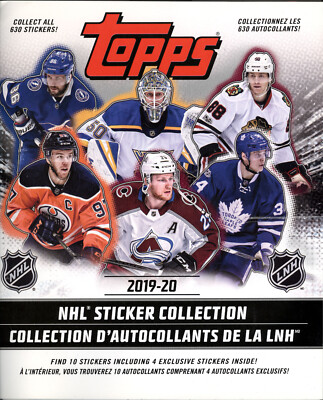 2019-20 TOPPS NHL STICKER COLLECTION BOOK | eBay