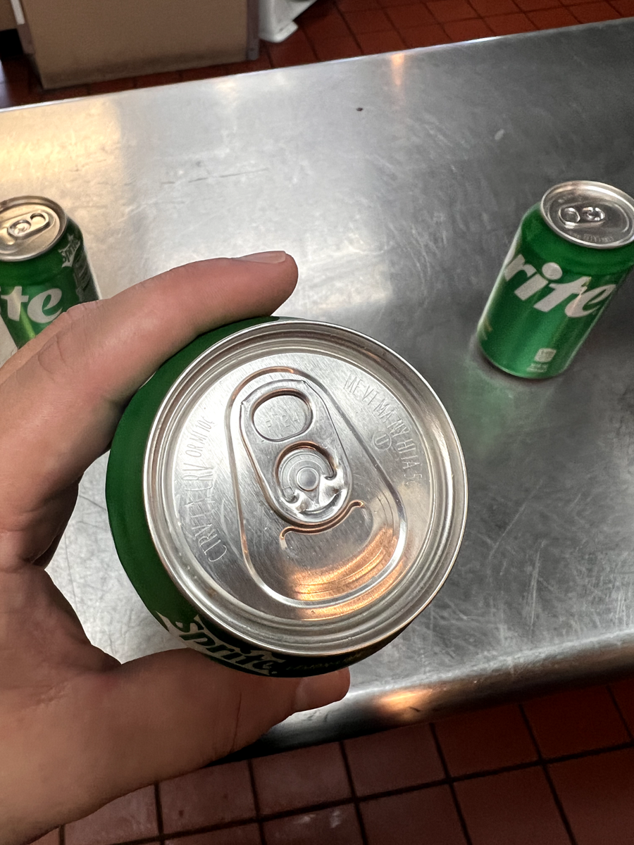 Verpletterde Sprite Kan Empty 2021 Sprite Can Pressurized Factory