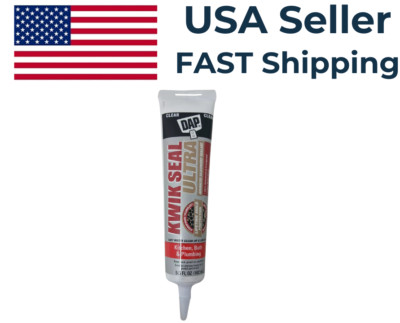 DAP KWIK SEAL ULTRA 5.5 Oz. Clear Siliconized Kitchen & Bath Sealant | eBay