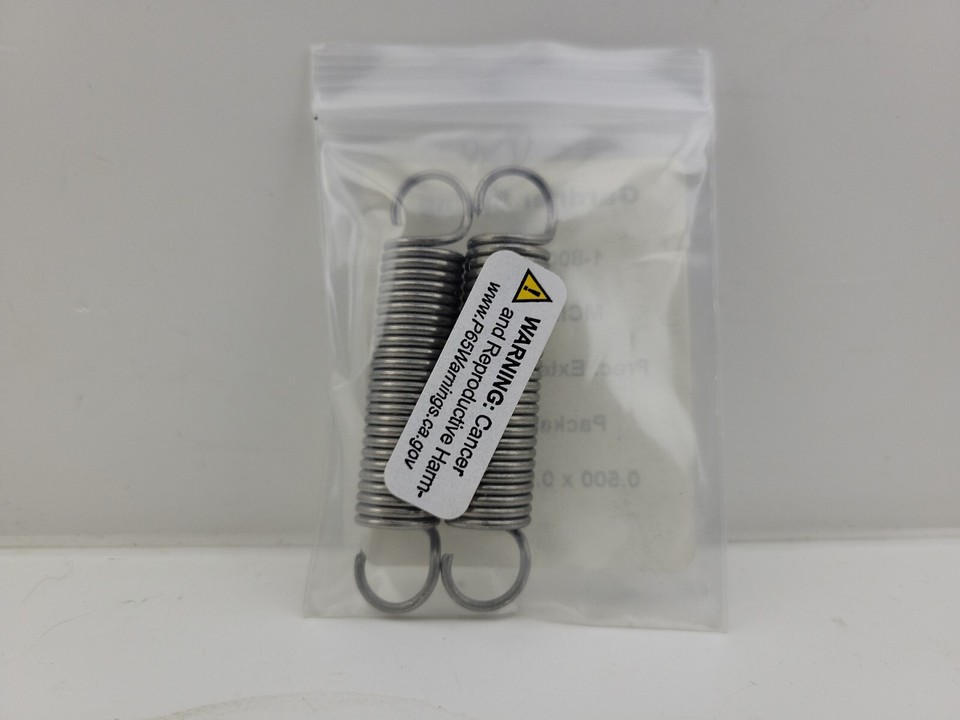 2pcs - Gardner Spring, MCM-37073GS, Precision Extension Spring (8D2) | eBay