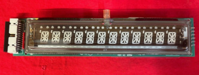 FLIP, ALPHANUMERIC FLOURESCENT DISPLAY, 03700-02-012, 5VOLTS, 3WATTS | eBay