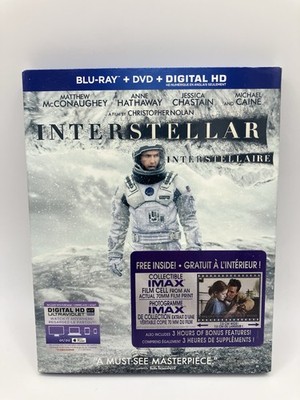 Interstellar (Blu-ray & DVD, 2015, 3-Disc Set) 32429209269| eBay