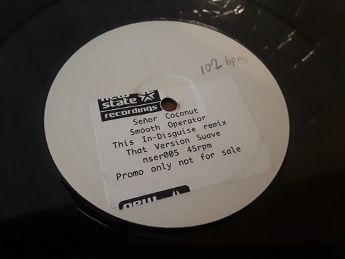 Senor Coconut Smooth Operator New State Recordings Promo nser005 Vinyl ...