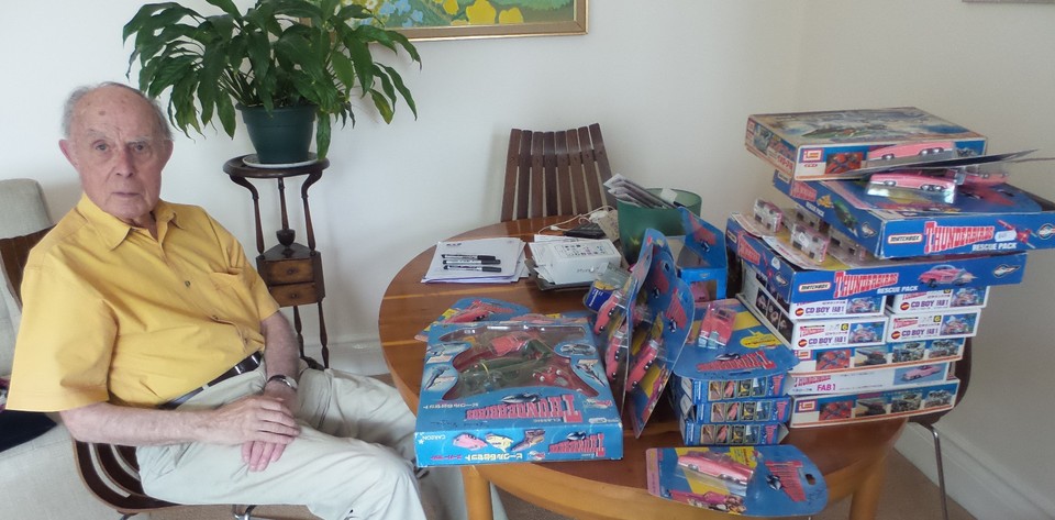 THUNDERBIRDS FAB 1 MODEL KIT MADE BY IMAI & SIGNED BY DAVID GRAHAM AKA ...