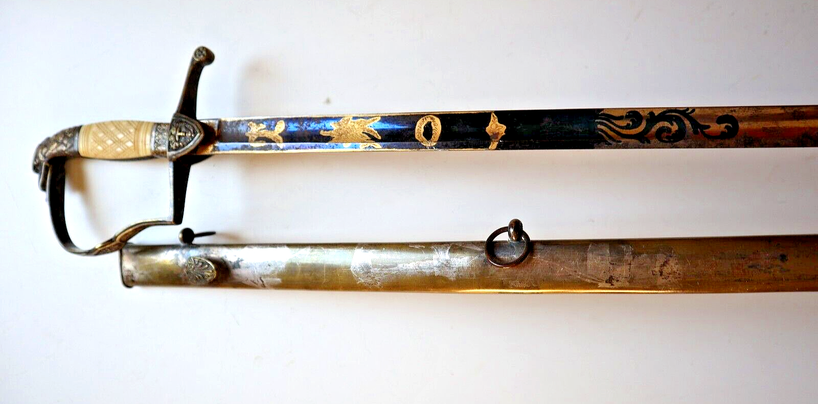 AMERICAN MEXICAN WAR CIVIL WAR MILITIA EAGLE HEAD OFFICER SWORD BY ...