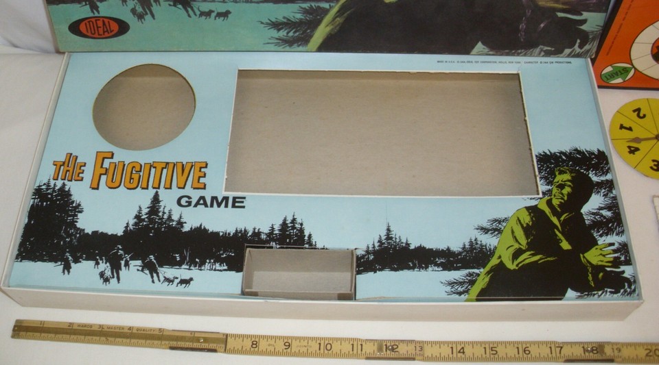 IDEAL THE FUGITIVE TV SHOW BOARD GAME 1964 BOXED | eBay