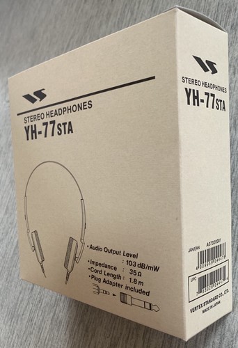 Vertex Standard YAESU YH-77STA YH77STA Stereo Headphones On-ear Sound ...