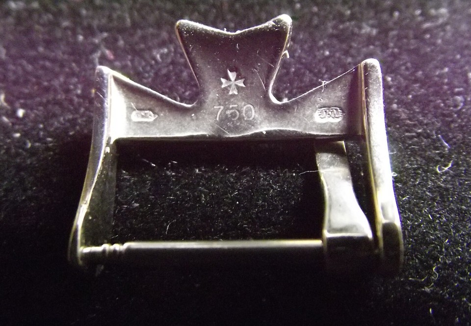 VACHERON CONSTANTIN - SOLID WHITE GOLD 750 -AUTHENTIC VINTAGE BUCKLE ...