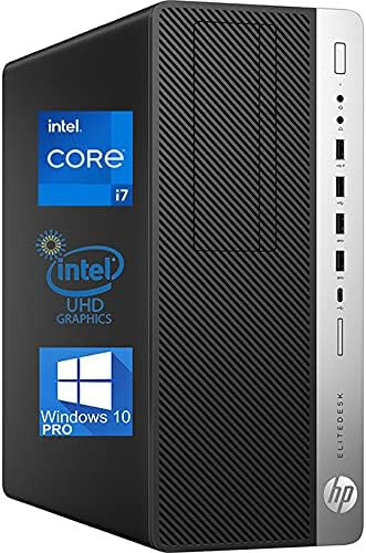 Gaming PC HP EliteDesk 800 G3 MT i7-7700 32GB RAM 960GB SSD WiFi Win10 ...