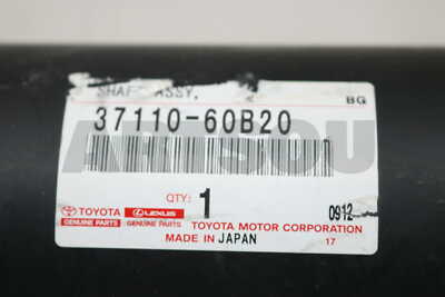 3711060B20 Genuine Toyota SHAFT ASSY, PROPELLER 37110-60B20 | eBay