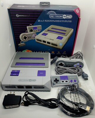 Retron 2 HD Gaming Console CIB Complete In Box (SNES/NES) 1st Edition ...