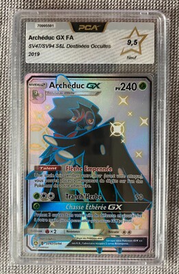 Carte Pokémon Archéduc GX FA SV47/SV94 S&L Destinées Occultes PCA 9,5 ...