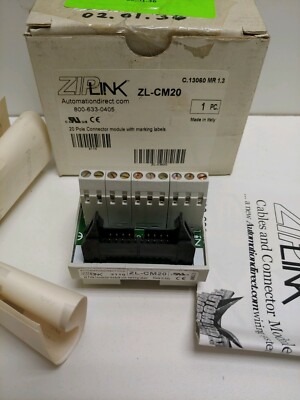 NEW OLD STOCK! PLC DIRECT FEED THROUGH ZIP LINK CONNECTOR MODULE ZL ...