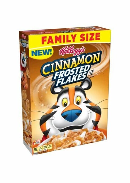 Kelloggs Cinnamon Frosted Flakes of Corn Cereal 24 Oz Family Size for ...