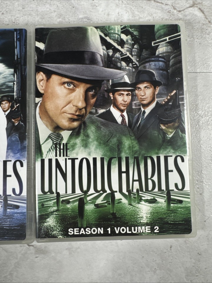The Untouchables - Season 1, Vol. 1 AND 2 DVDs 1959-60 97361227740 | eBay