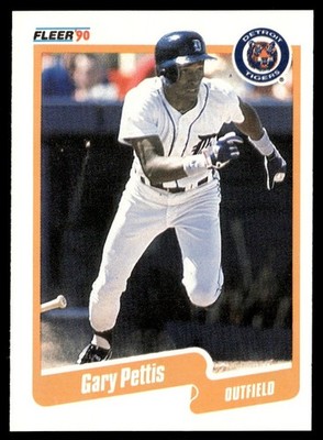 1990 Fleer Gary Pettis Detroit Tigers #612 | eBay