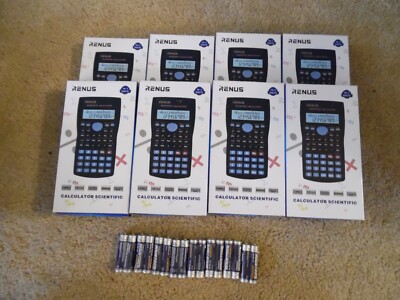 Lot Of 8 Scientific Calculator Joinus JS-82MS-A With Batteries Brand ...