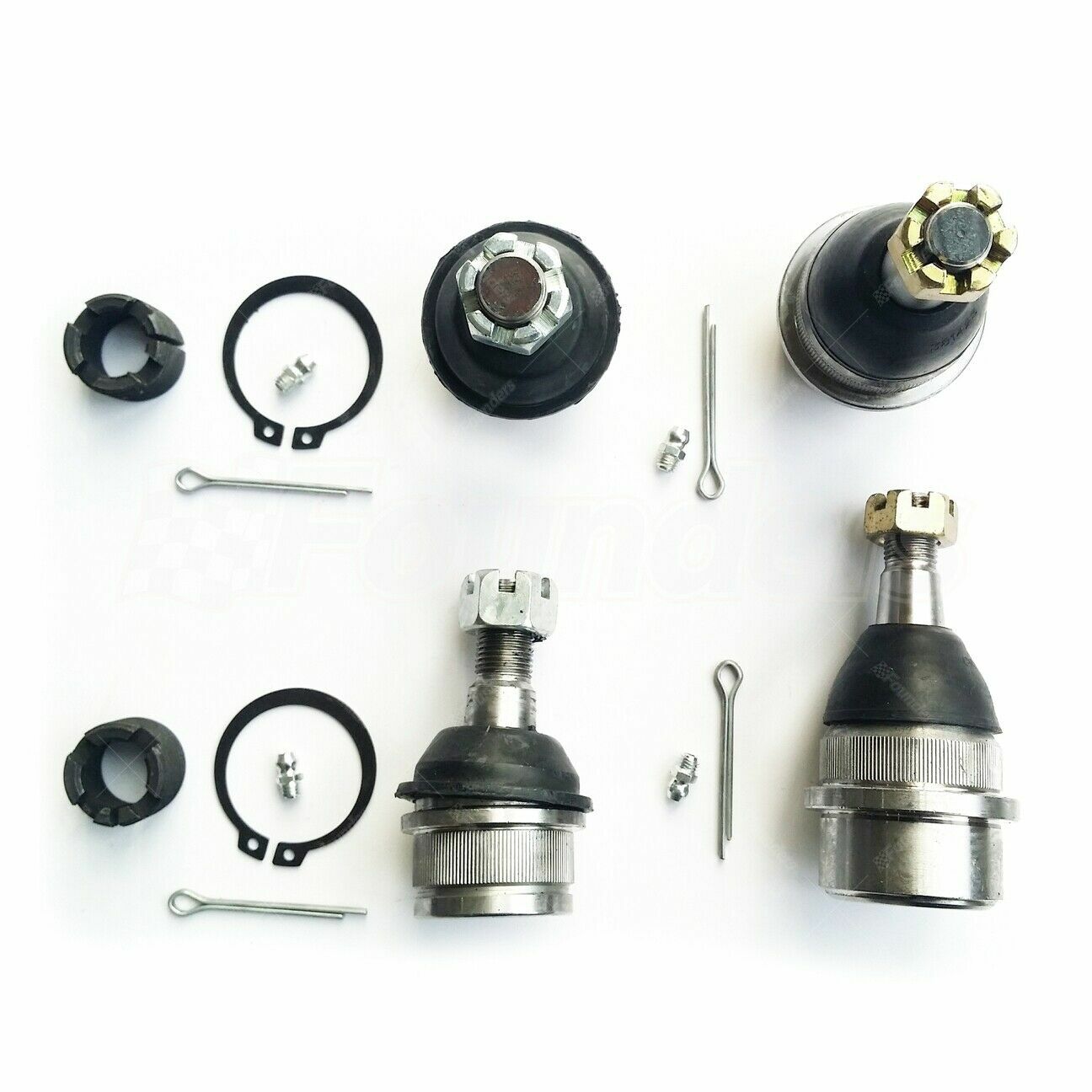 4x Front Upper & Lower Ball Joints Set Kit For Jeep Wrangler Cherokee ...